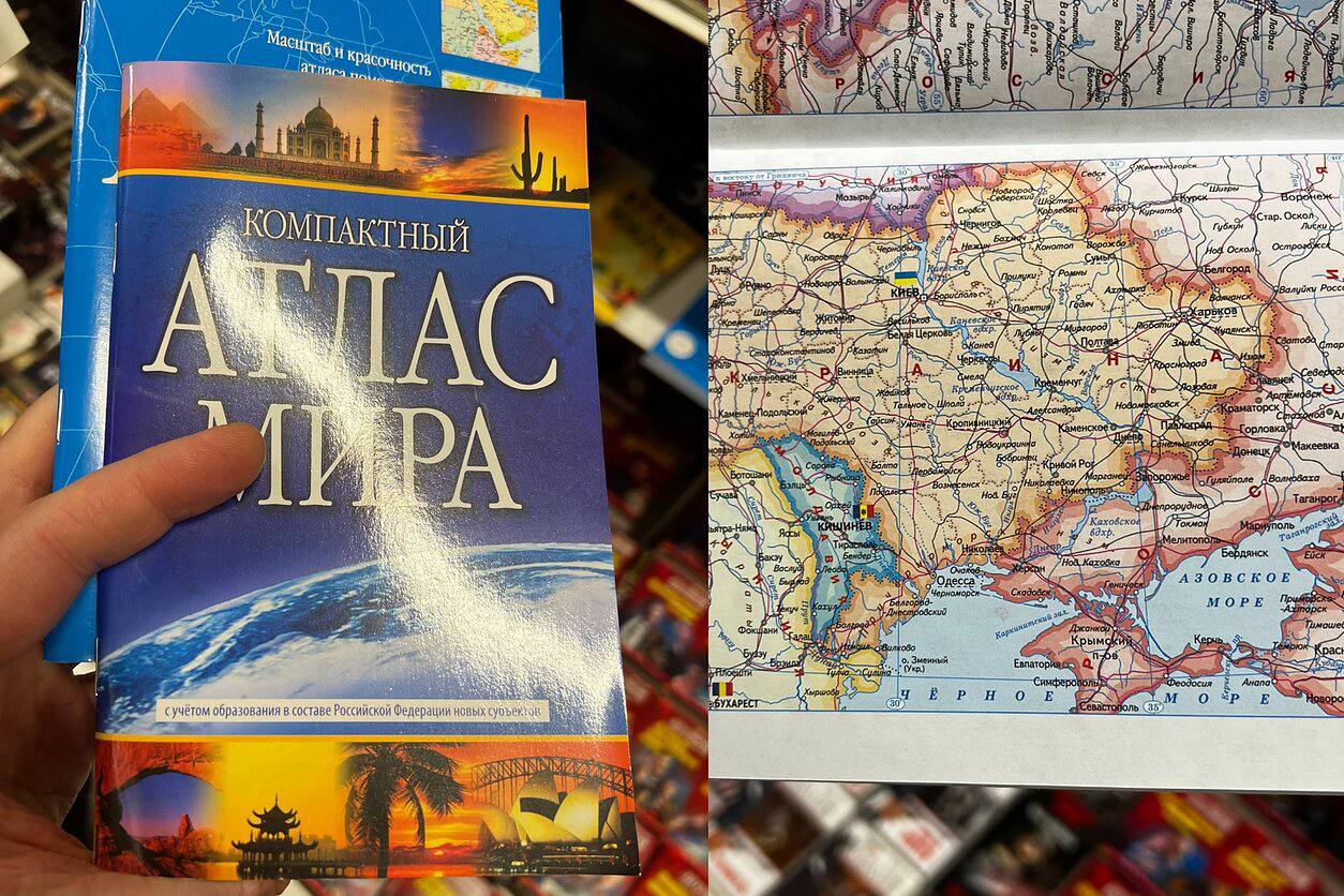 Vilnius sells maps depicting temporarily occupied territories of ...